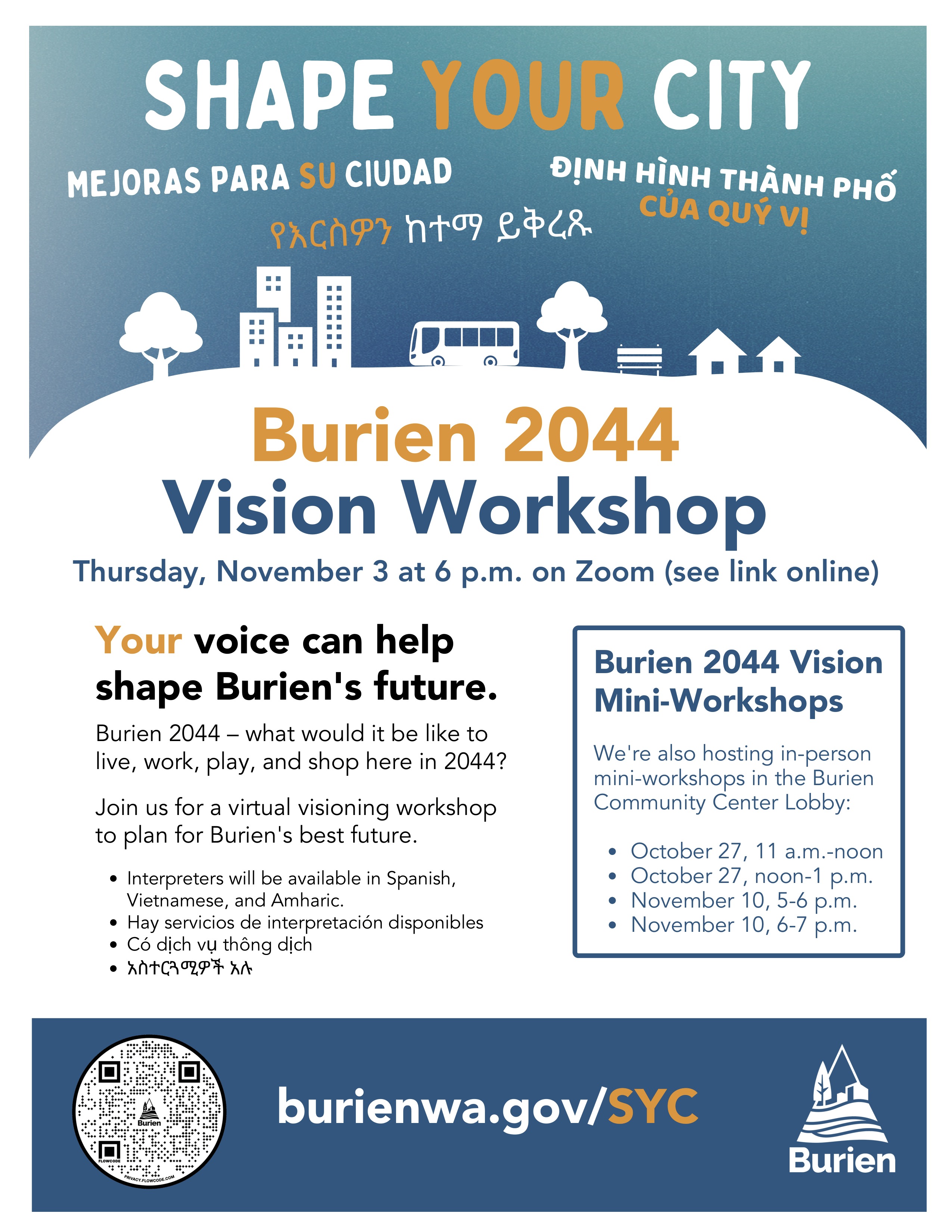 Workshop and survey invite community to imagine Burien in 2044 ...